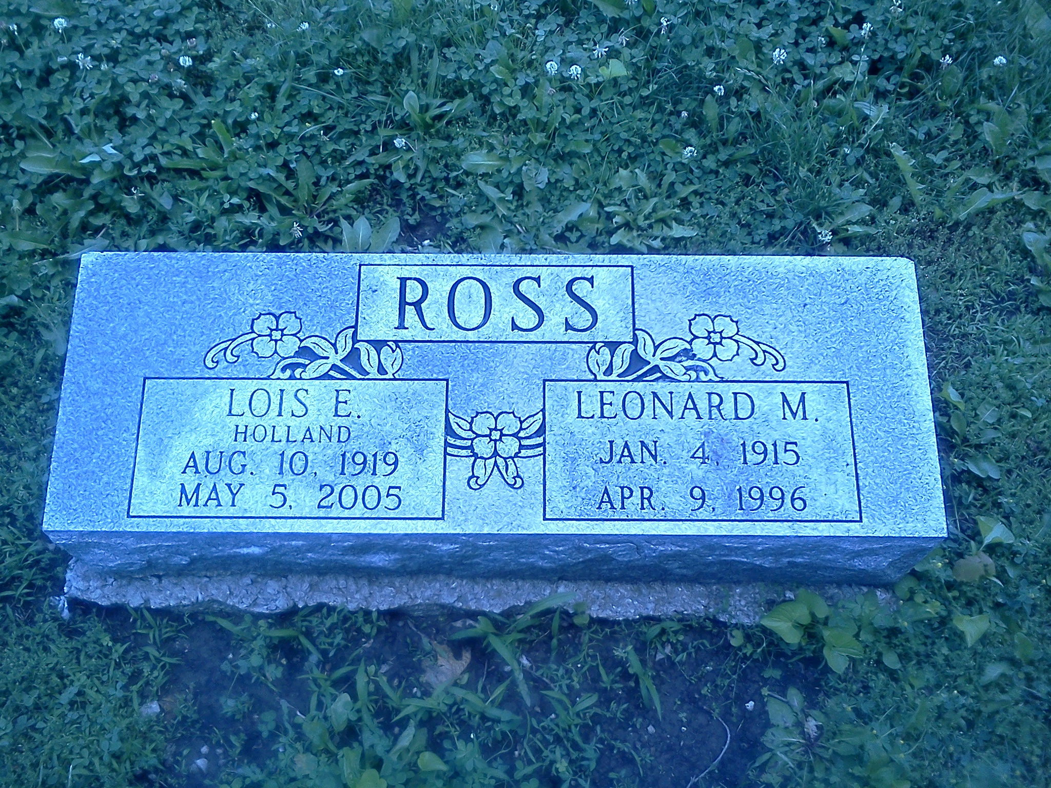 LEONARD MARTIN ROSS
